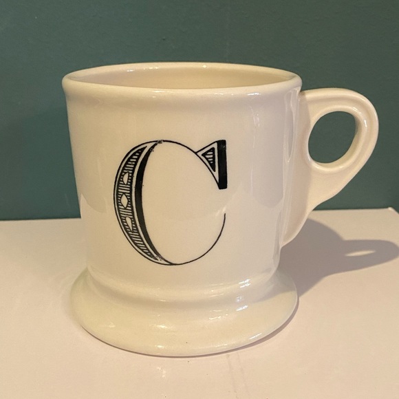 Anthropologie | Dining | Anthropologie Monogram Letter C Mug Coffee Cup ...